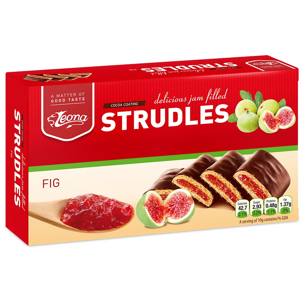 LEONA Choco Strudel - Fig 180g – FAST PAK