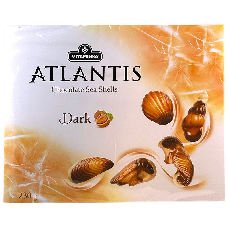 VITAMINKA Atlantis Shells Dark Chocolate 230g – FAST PAK