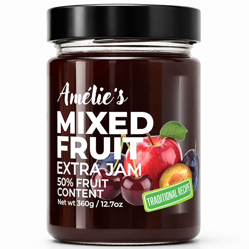 AMELIE'S Mixed Fruit Jam 360g / 12.7oz – FAST PAK