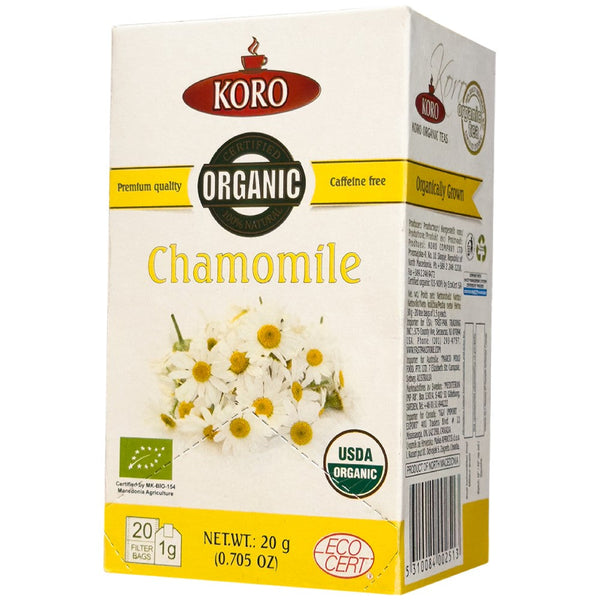 KORO Organic Tea - Camomile 20g – FAST PAK