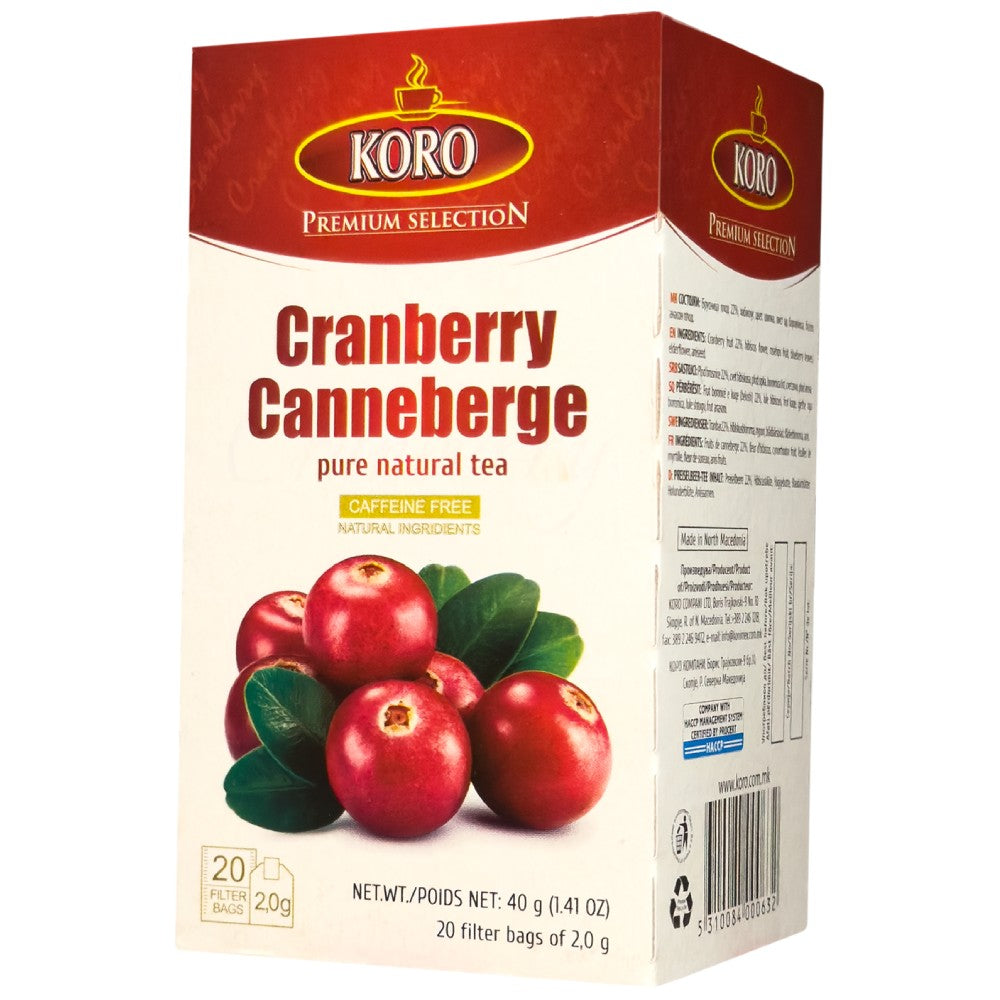 KORO Tea - Cranberry Tea 40g – FAST PAK