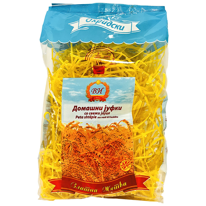 OHRID'S Homemade Fine Noodles w/ Eggs 500g -4F – FAST PAK