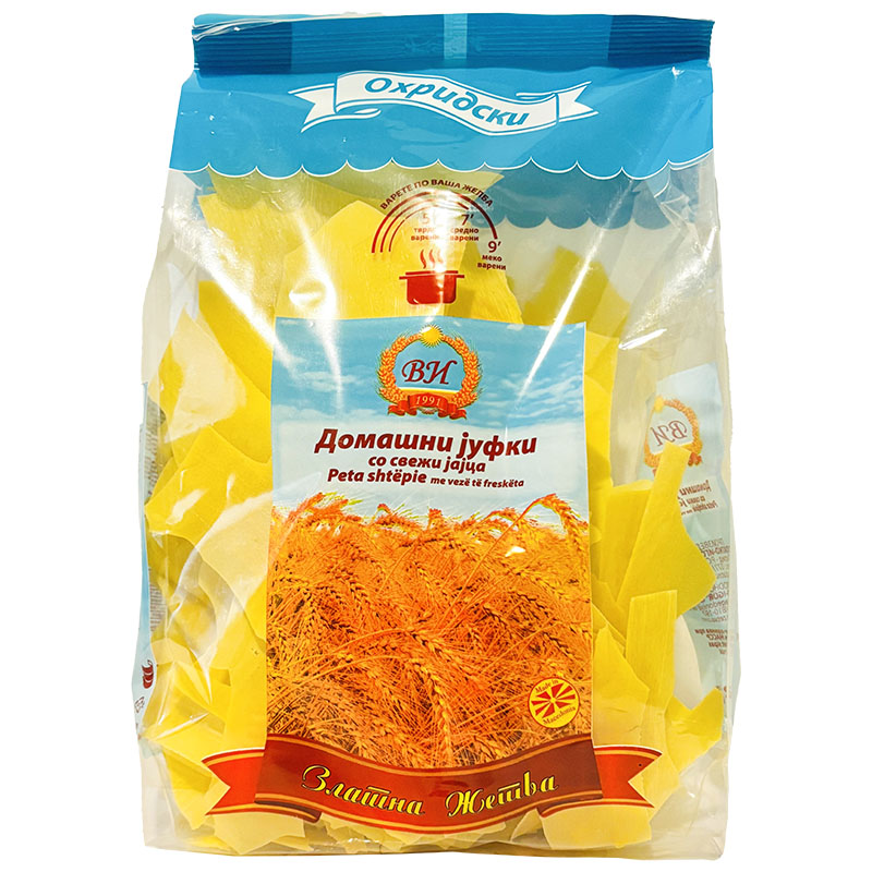 OHRID'S Homemade Granular Pasta w/ Eggs 500g -4F – FAST PAK