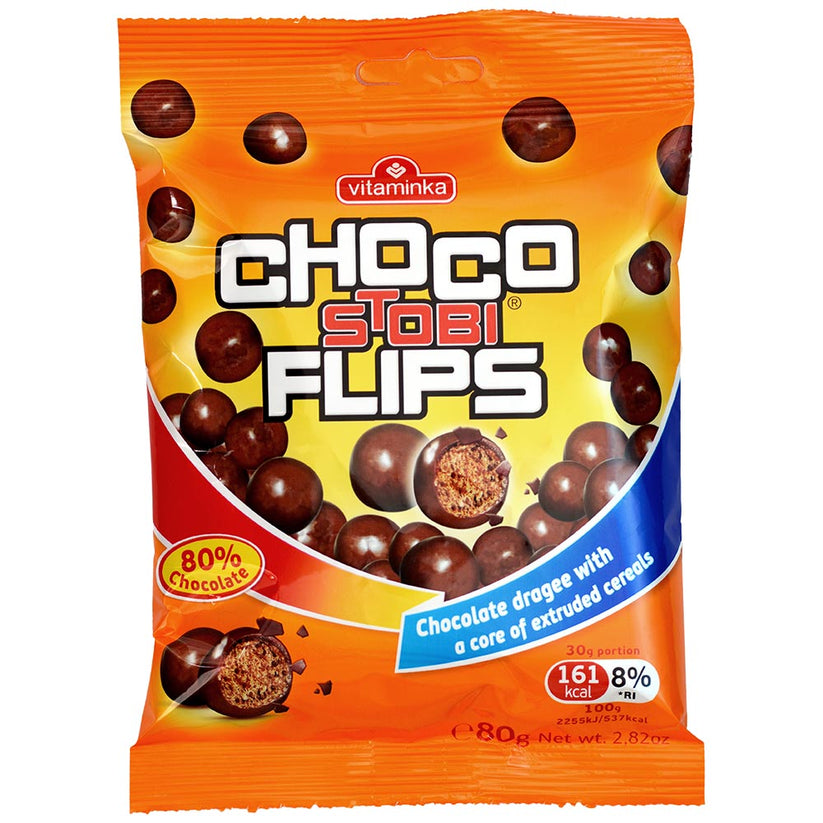 VITAMINKA Stobi Flips Chocolate 80g/3oz – FAST PAK