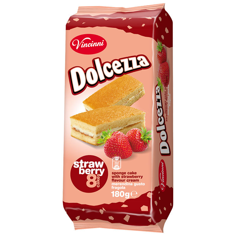 VINCINNI Dolcezza Cakes Strawberry 180g/6oz – FAST PAK