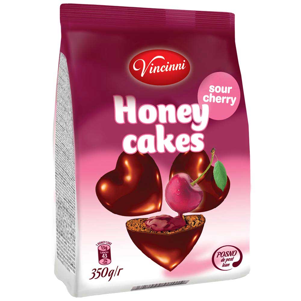 VINCINNI Honey Hearts Cherry 350g/12.35oz – FAST PAK