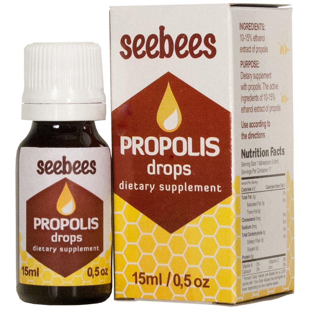 SEEBEES Propolis Drops 15ml – FAST PAK