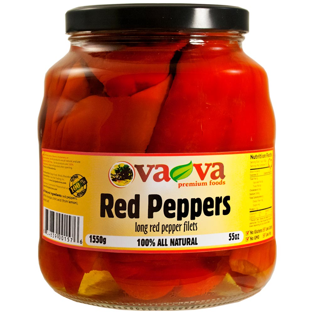 VA-VA Red Long Peppers 1550g/55oz – FAST PAK
