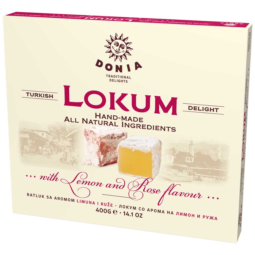 DONIA Lokum Rose 400g – FAST PAK